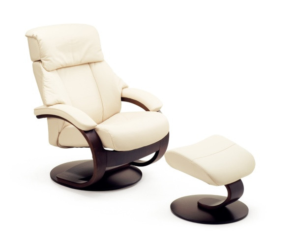 Large Voss Fjords Recliner and Footstool