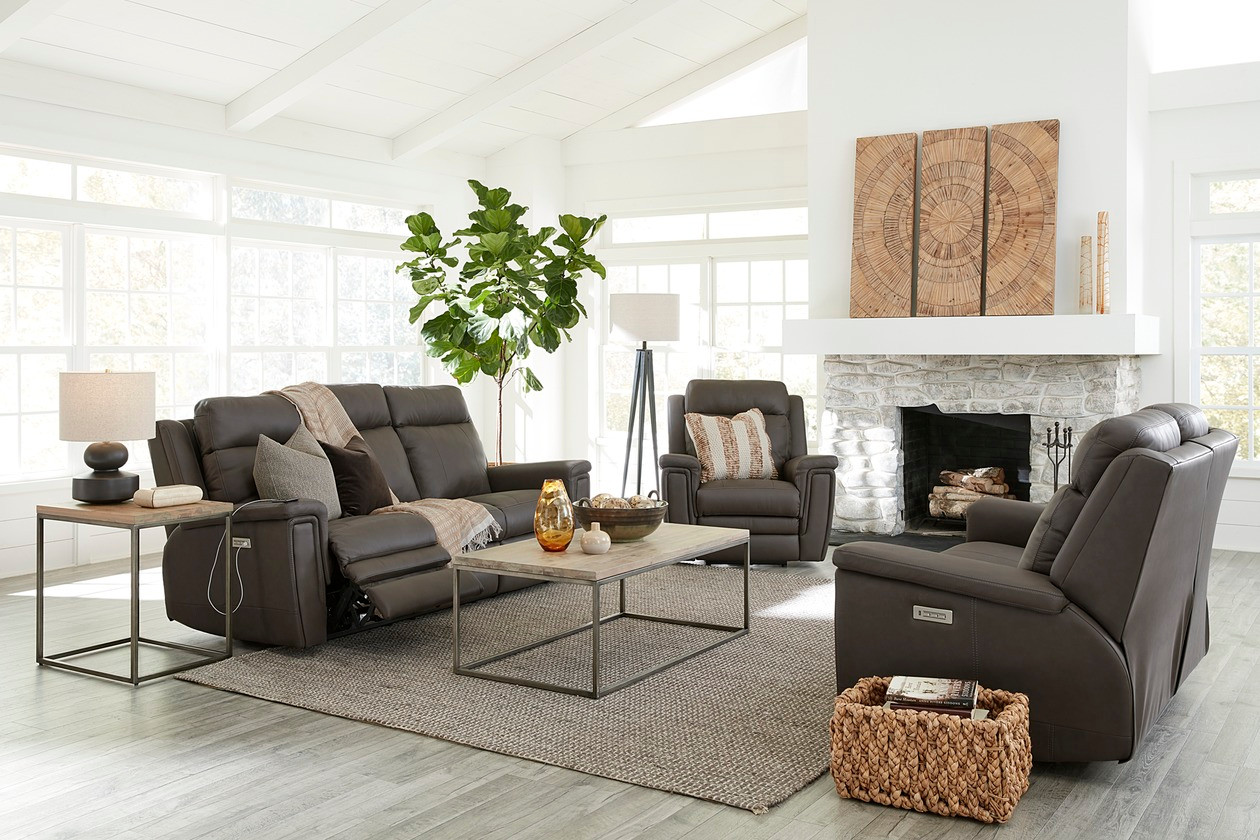 Asher Triple Powered Sofa by Palliser | Modern Comfort - Unwind ...