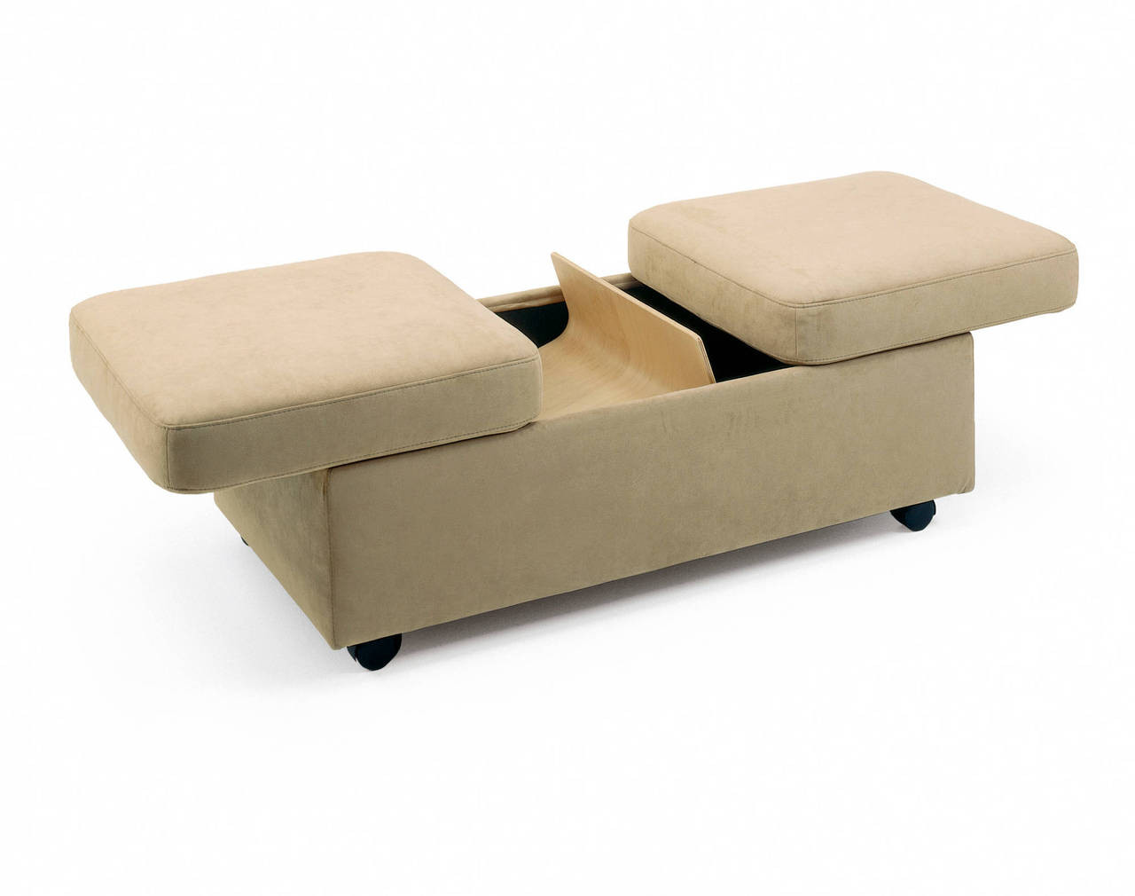 Ekornes Double Ottoman with Table - Ships Stress-free