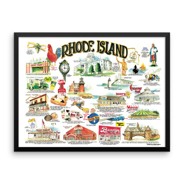 "Rhode Island Icons" by Frankie Galasso - OCEAN STATE GIFTS