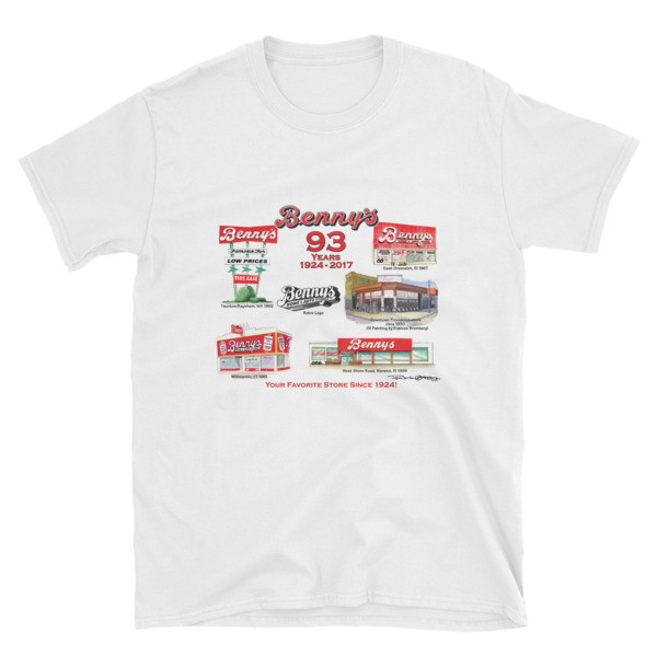 "Benny's Forever" Short-Sleeve Unisex T-Shirt by Frank Galasso - OCEAN ...