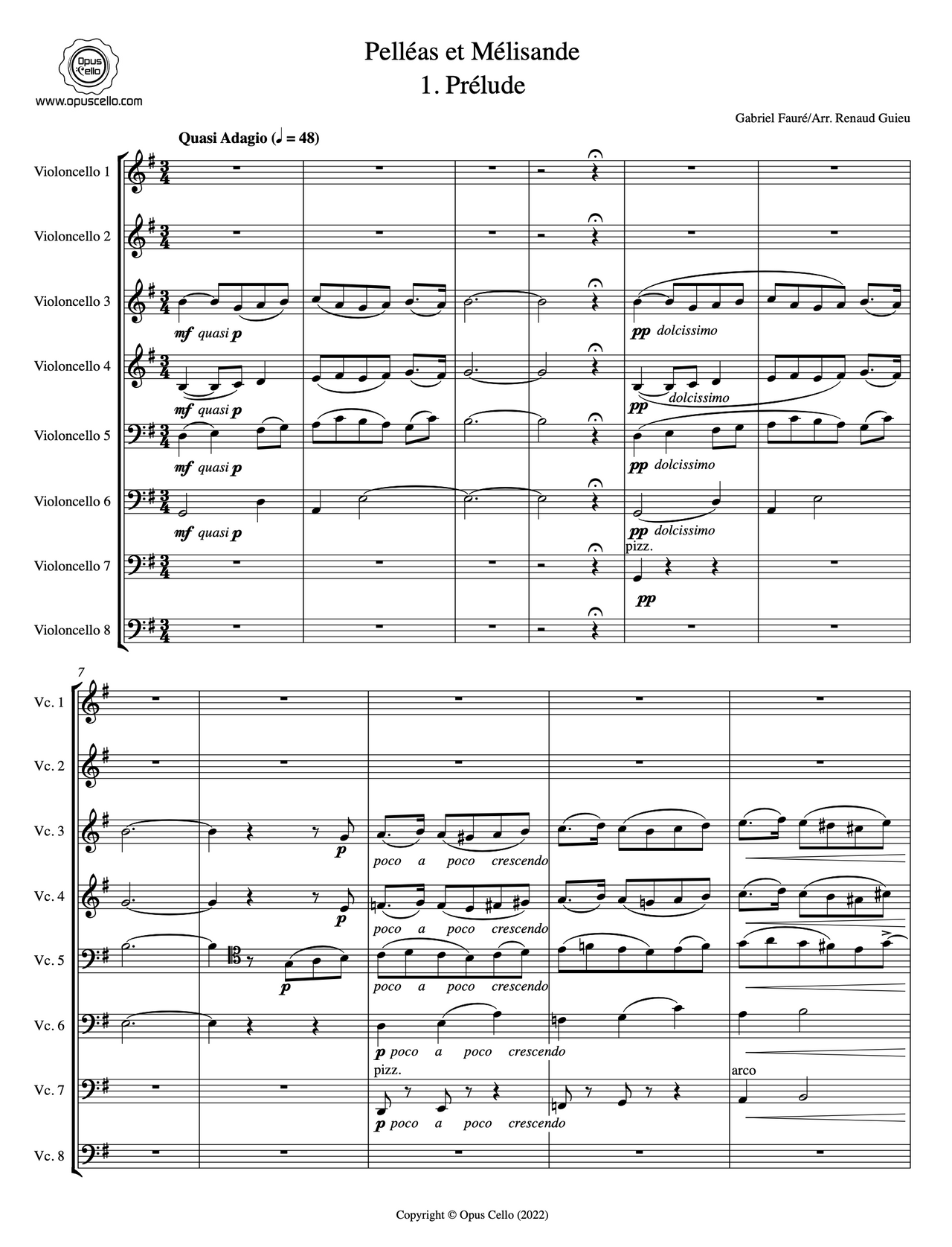Vittorio MONTI, Czardas for 8 Cellos