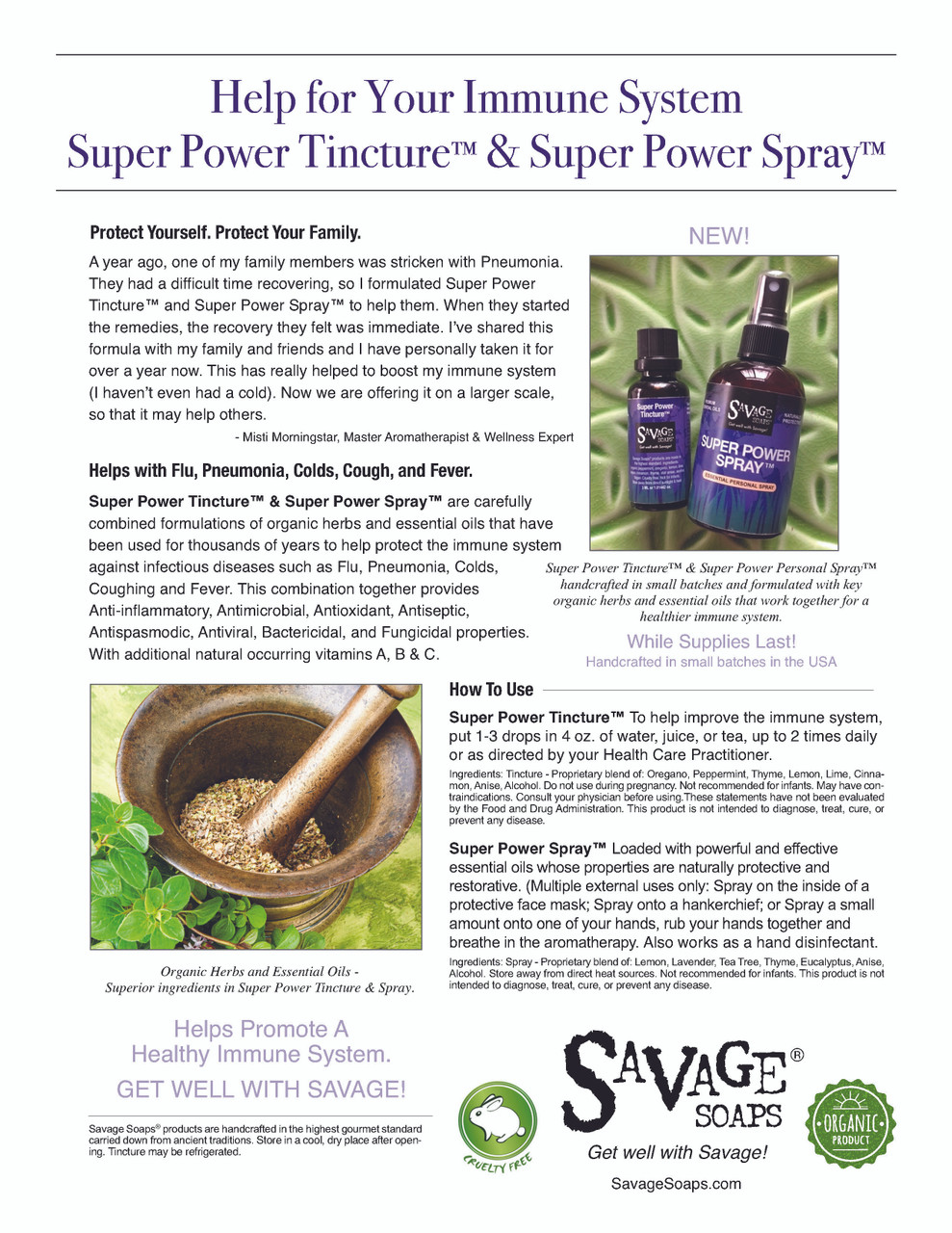 Super Power Spray Mask & Hand Spray Sanitizer