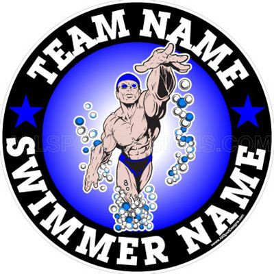 Car Decals Magnets Wall Decals Swimming for your team and fundraising ...