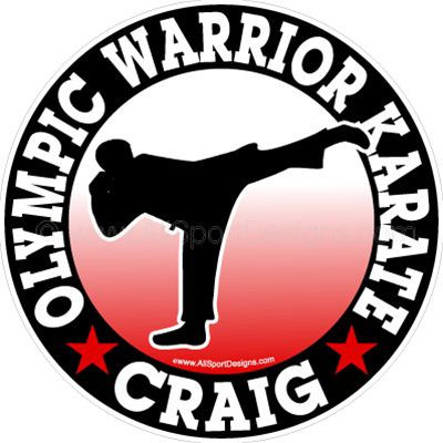 Car decals, magnets, floor wall decals, fundraising for karate.