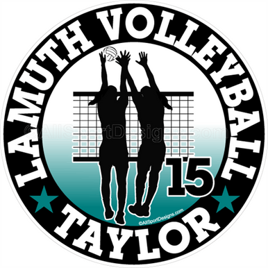 Car decals, magnets, wall decals and fundraising Volleyball