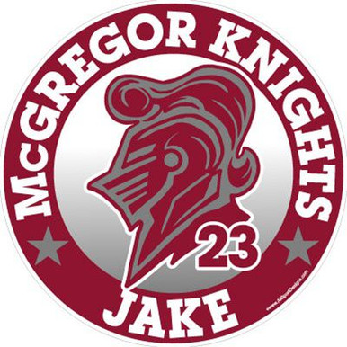 Knight car window sticker decals and magnets
