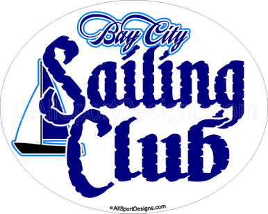 Sailing Team Stickers | Custom Boat & Car Window Decals