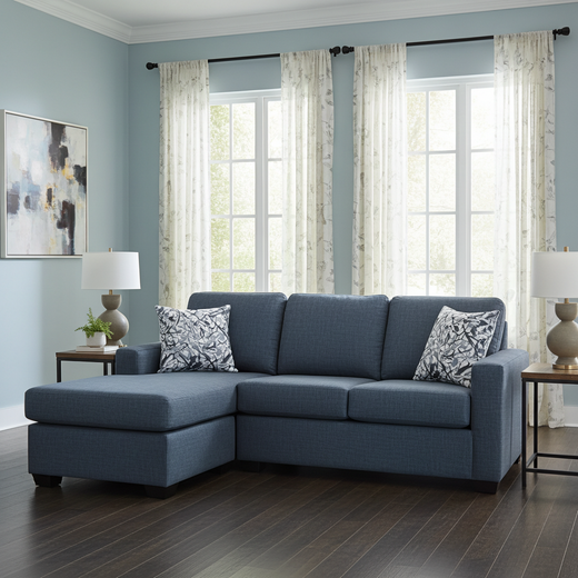 Ledron Fabric Reversible Sectional | Pallucci Furniture