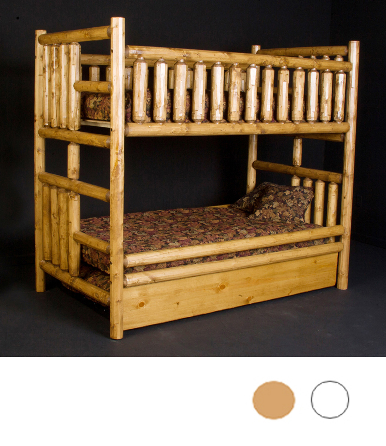 Used log bunk beds for sale store