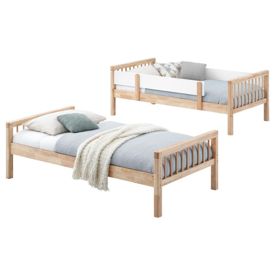 Oliver Two Tone Twin Convertible Bunk Bed