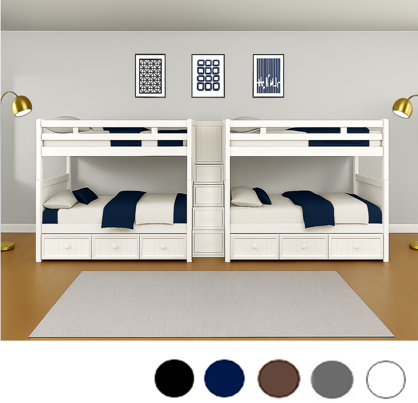 Queen Bunk Beds for Adults - Free Shipping
