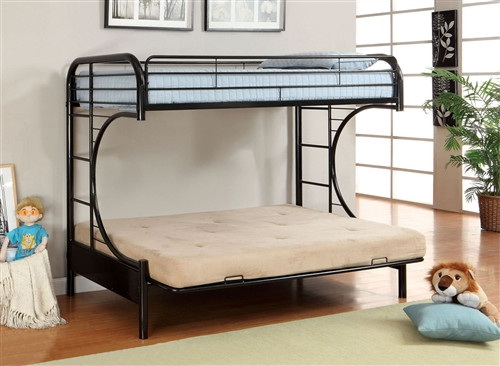 High bed with futon store