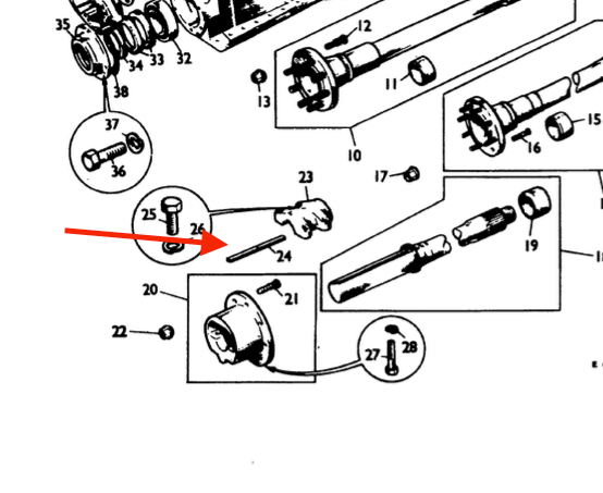 Sliding Hub Keyway - NT5829
