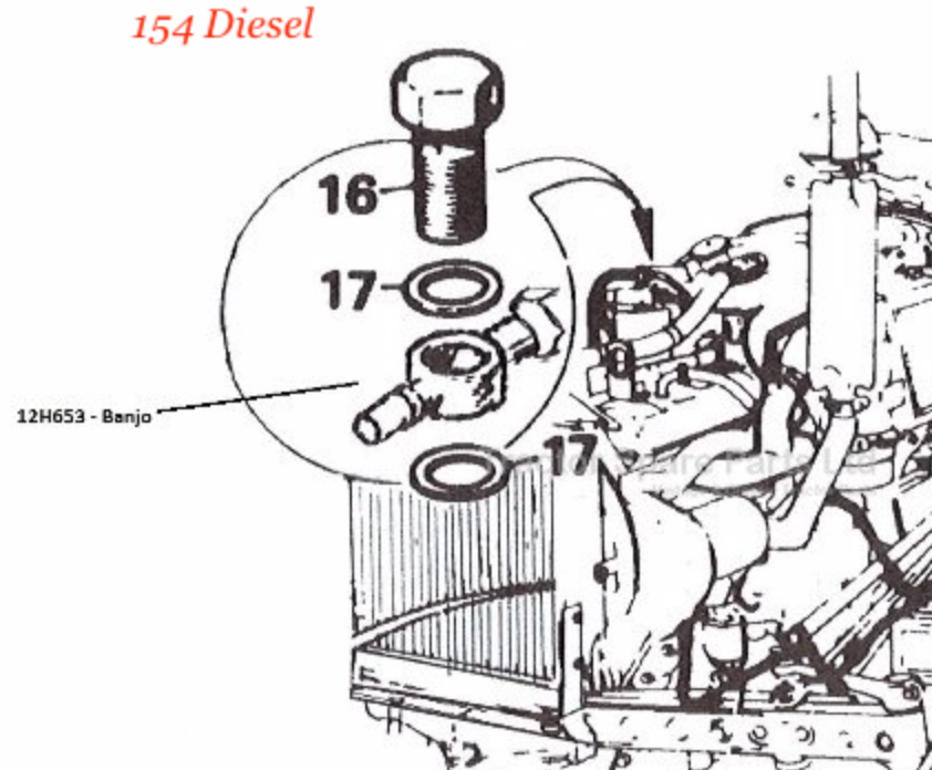 Fuel Filter Banjo - 12H653