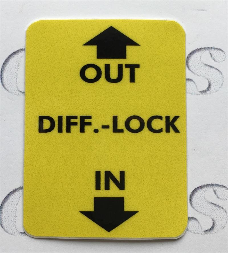 Diff-Lock Decal - ATJ3527