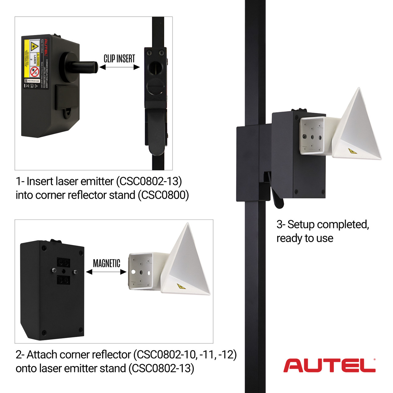 Autel Corner Reflector Stand only (CSC0800)