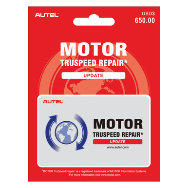 Autel MOTOR TruSpeed Update Card