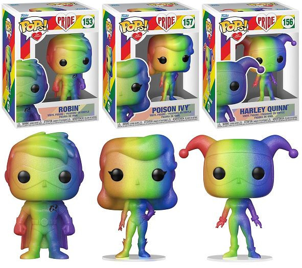 2022 Funko Pop! Pride (DC Comics) Complete Set (3) - CLARKtoys