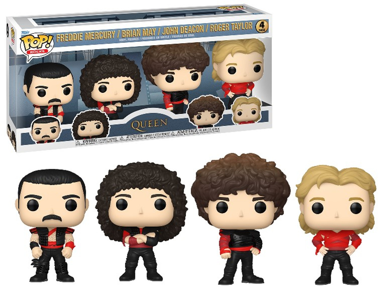 Radio Ga Ga (Queen) Funko Pop! Rocks 4-Pack - CLARKtoys