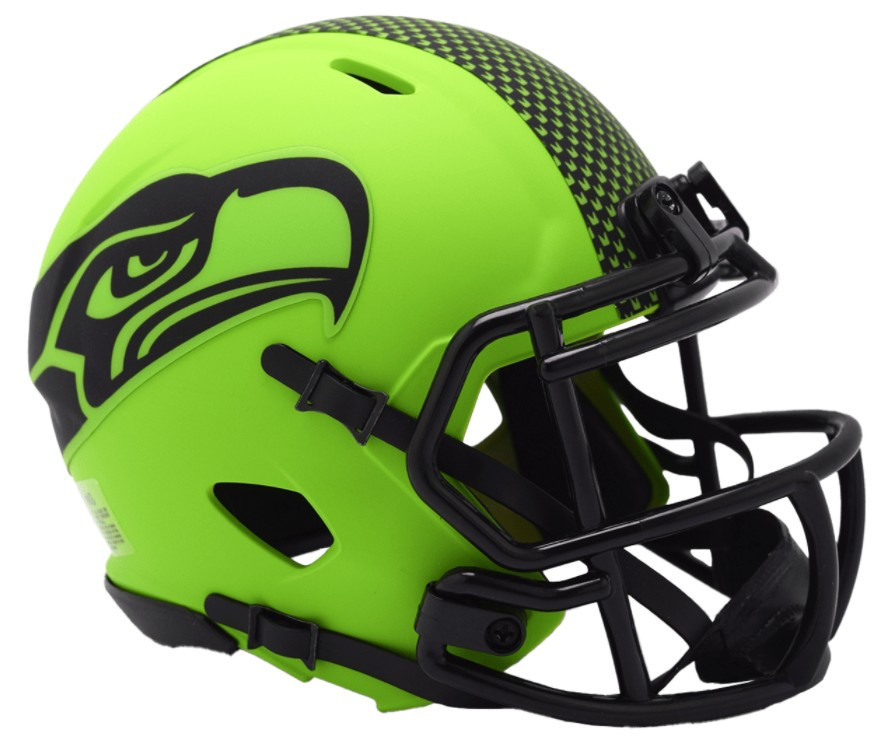 Seattle Seahawks RAVE Riddell Speed Mini NFL Football Helmet (PRE-ORDER ...
