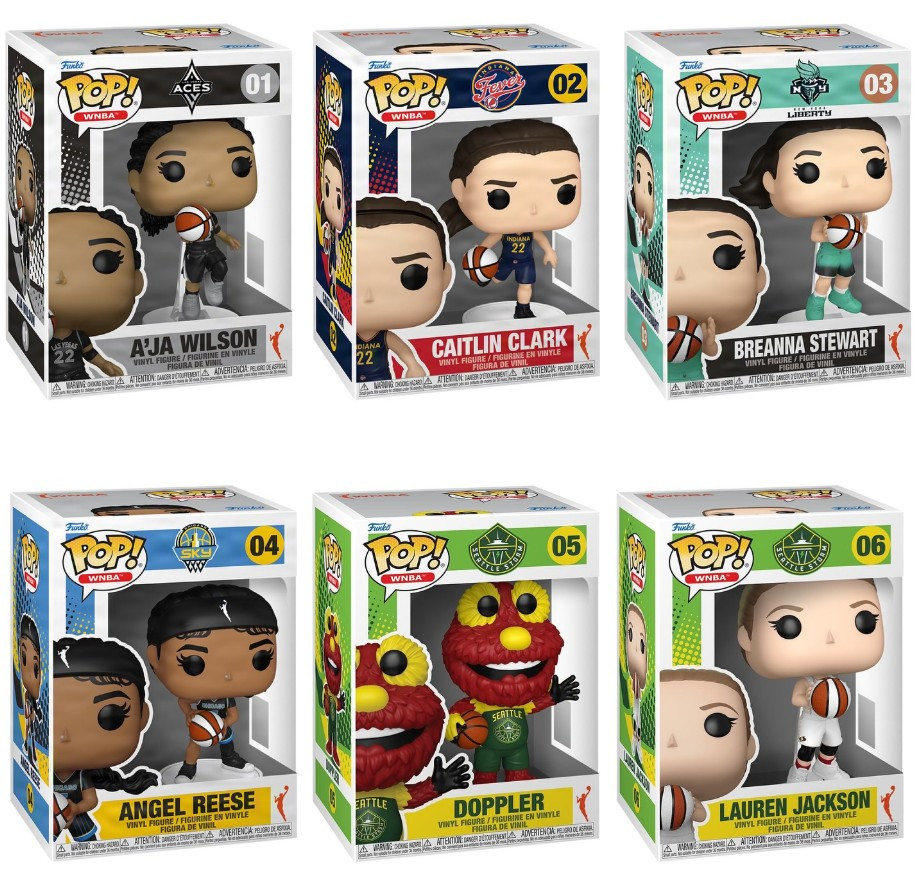 WNBA Funko Pop! Series 1 Complete Set (6) (PRE-ORDER Ships Late July ...