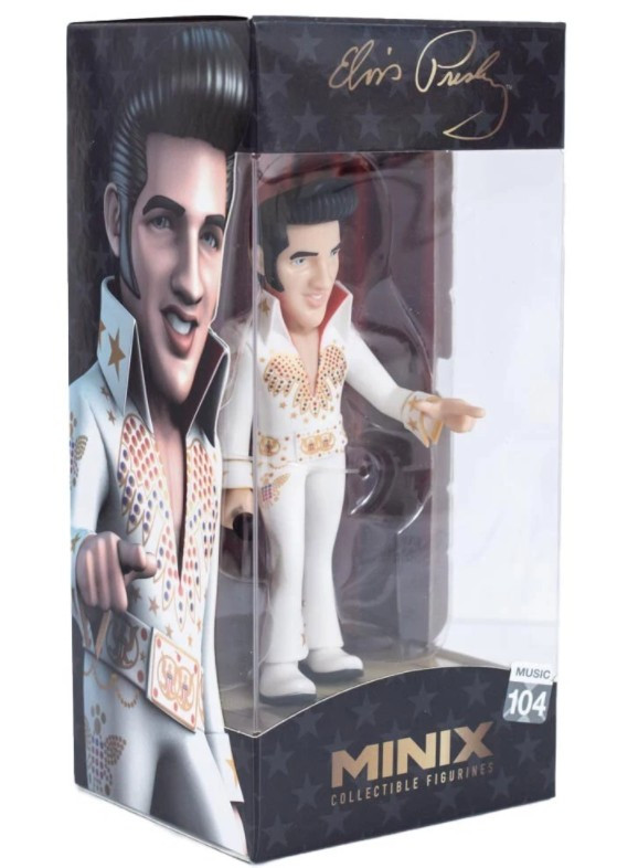MINIX - Music #104 - Elvis - Elvis Costume White - Collectible Figure ...
