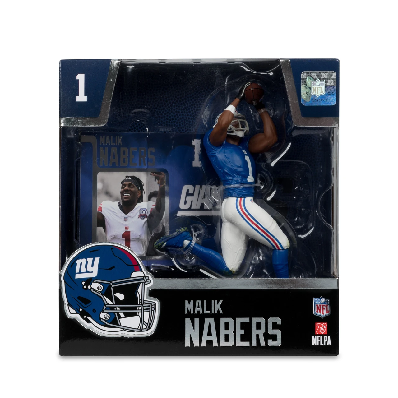 Malik Nabers (New York Giants) NFL 7" Figure McFarlane - CLARKtoys