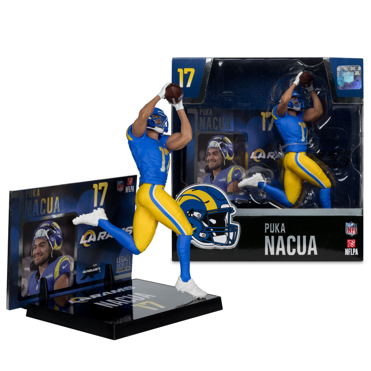 Puka Nacua (Los Angeles Rams) NFL 7" Figure McFarlane - CLARKtoys