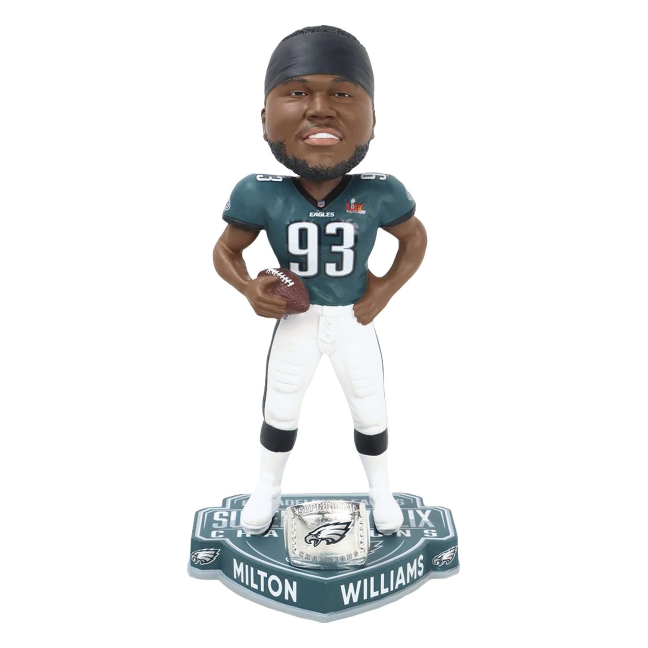 Milton Williams (Philadelphia Eagles) Super Bowl LIX Champ Bobblehead ...