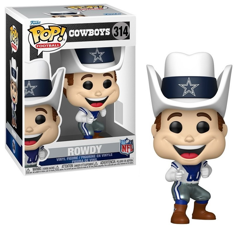 Michael Irvin / Rowdy (Mascot) (Dallas Cowboys) Funko Pop! NFL Combo ...
