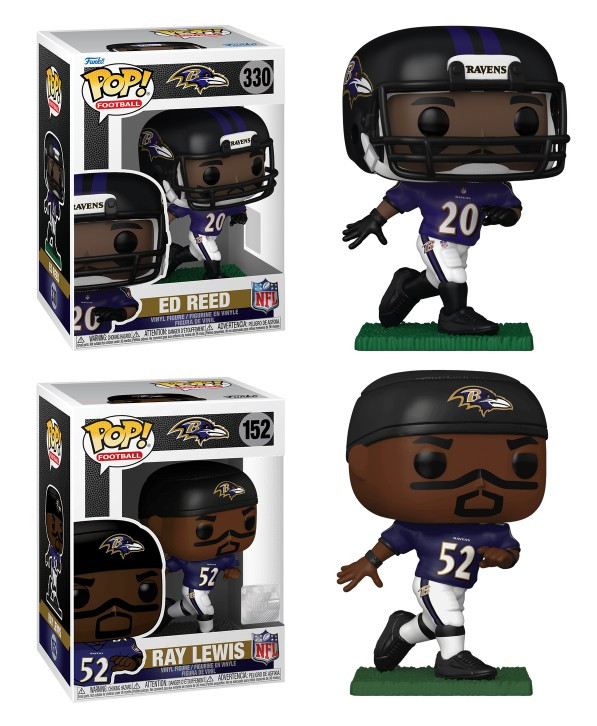 Ed Reed / Ray Lewis (Baltimore Ravens) NFL Funko Pop! Combo (2) (PRE ...