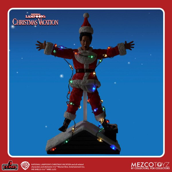 Light Shock Clark (Christmas Vacation) Mezco 5 Points Action Figure ...