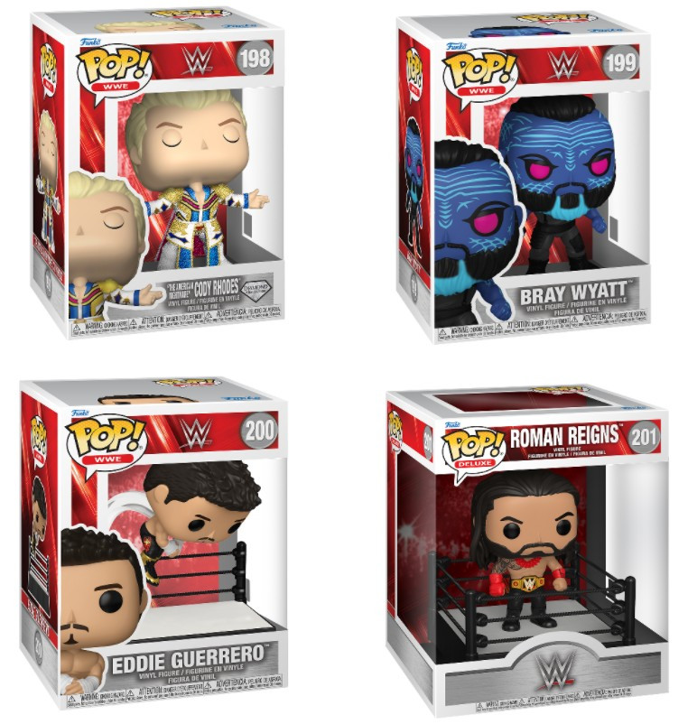 WWE Funko Pop! Complete Set (4) - CLARKtoys
