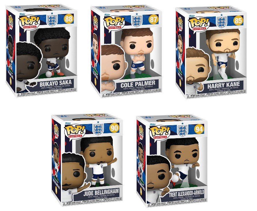 England (2026 World Cup) Series 1 Funko Pop! Soccer Set (5) - CLARKtoys