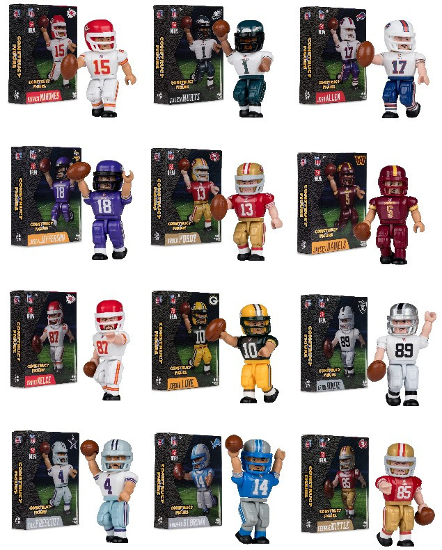 McFarlane NFL Construct-a-Figure Complete Set (12) - CLARKtoys