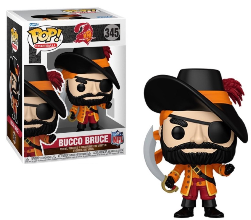 Bucco Bruce (Tampa Bay Buccaneers) Funko Pop! NFL Mascots (PRE-ORDER ...