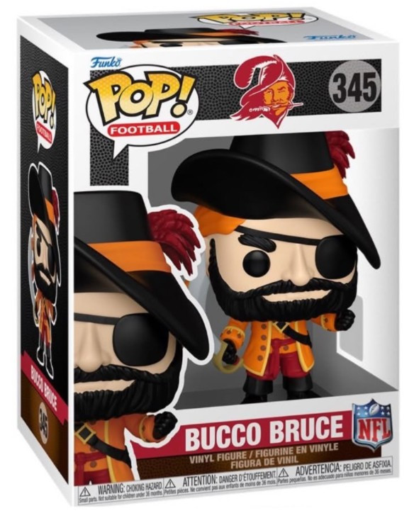 Bucco Bruce (Tampa Bay Buccaneers) Funko Pop! NFL Mascots (PRE-ORDER ...