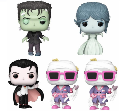 Universal Monsters (Animation) Funko Pop! Set (5) w/CHASE (PRE-ORDER ...