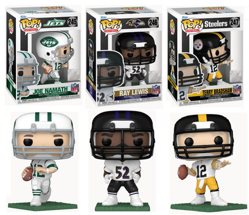 NFL Legends Funko Pop! Complete Set (3) - CLARKtoys