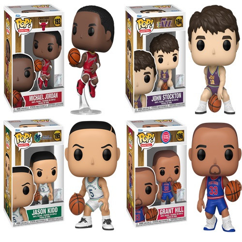 NBA Legends Rookie Seasons Funko Pop! Complete Set (4) - CLARKtoys