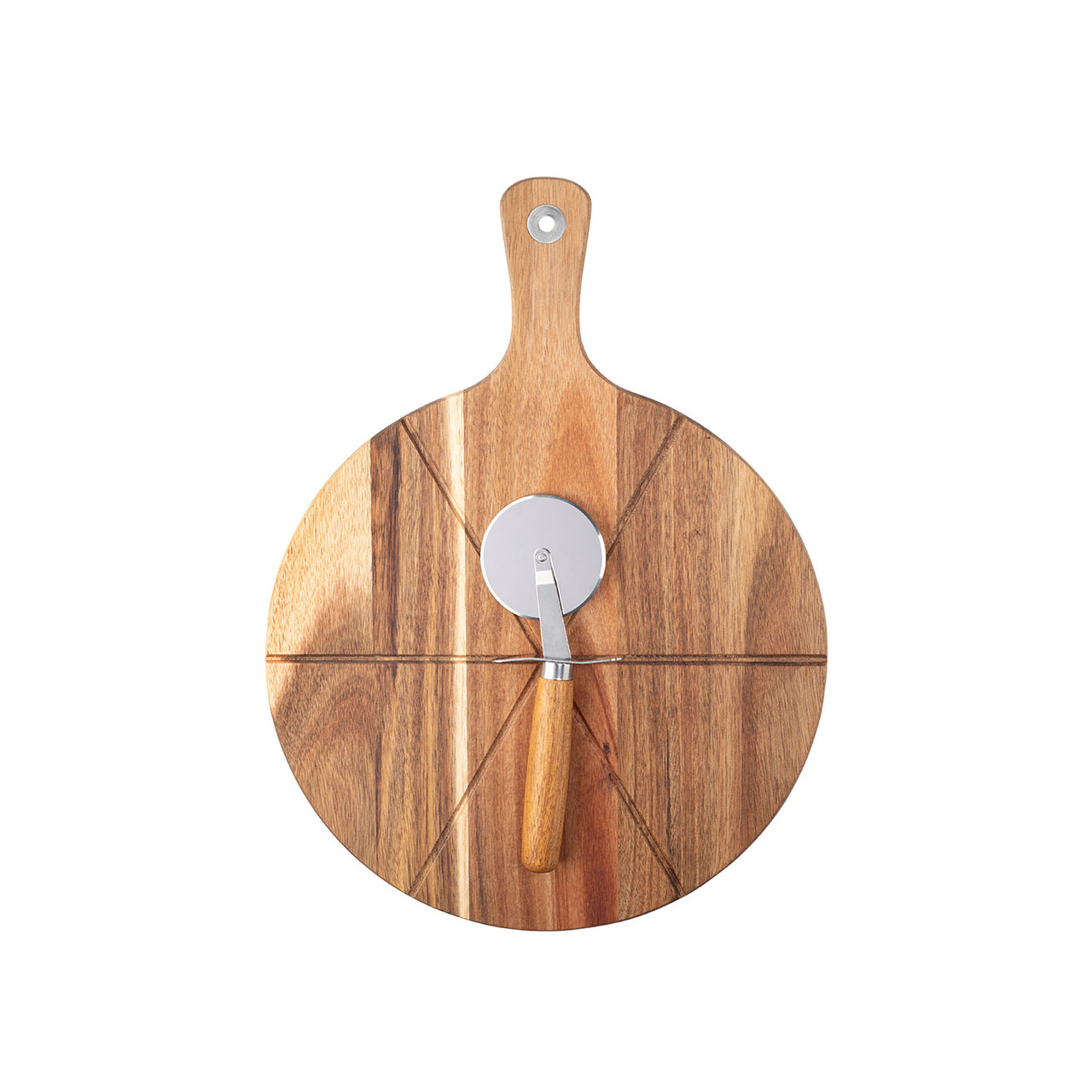 Taylors Eye Witness Pizza Board Acacia 30cm / 12in & Pizza Wheel Set ...