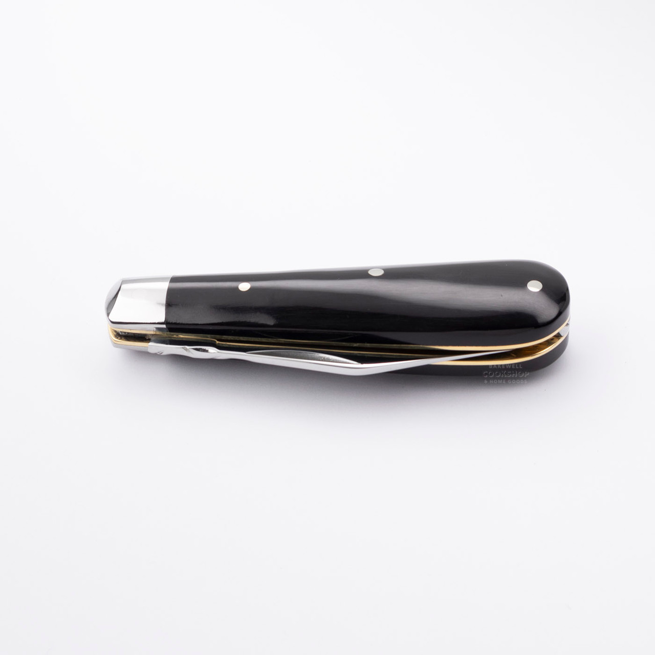 Premier Collection Clip Point Knife with Buffalo Scales #2 - Bakewell ...