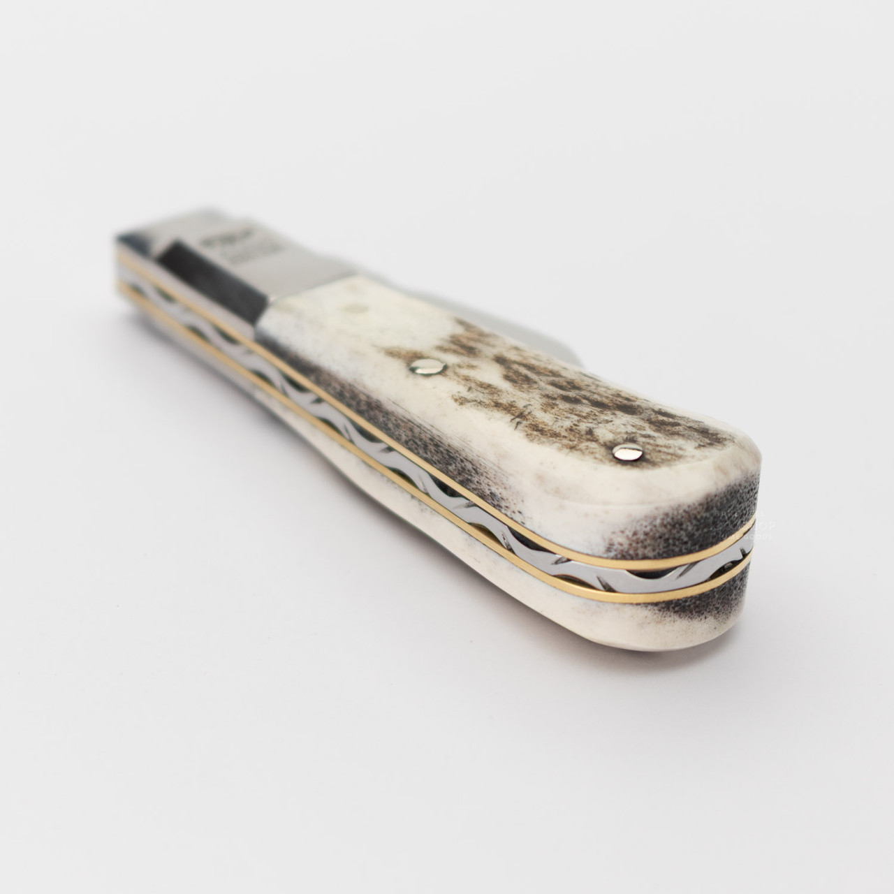 Premier Collection Barlow Knife with Stag Antler Scales #25 - Bakewell ...