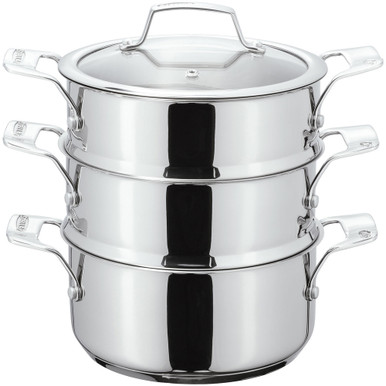 Stellar 20cm 3 Tier Steamer Set - Bakewell Cookshop