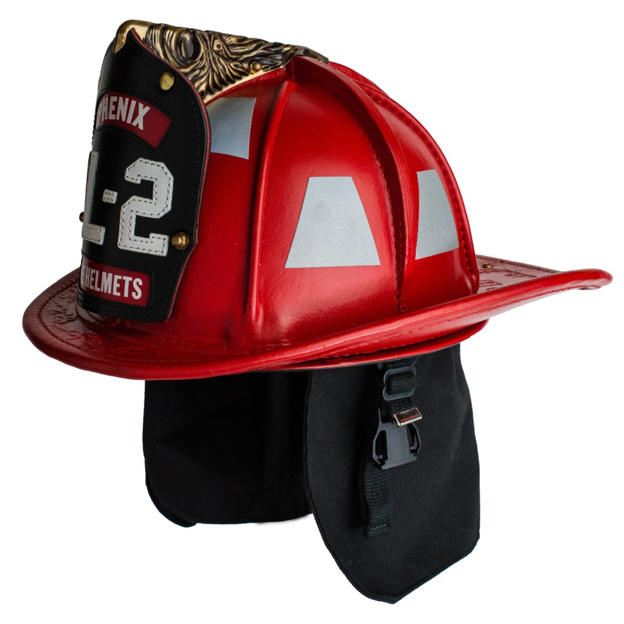 Customizable Phenix TL2 Traditional Leather Fire Helmet NFPA / OSHA