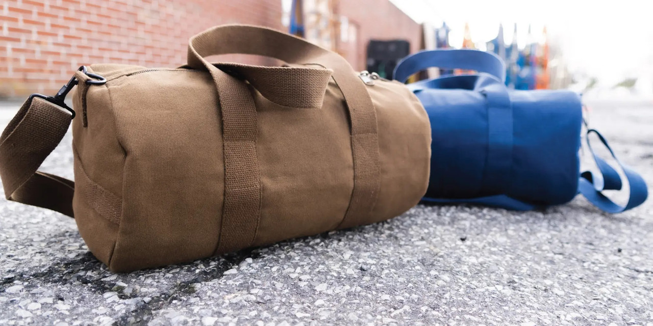 15" Canvas Shoulder Duffle Bag - OD Green