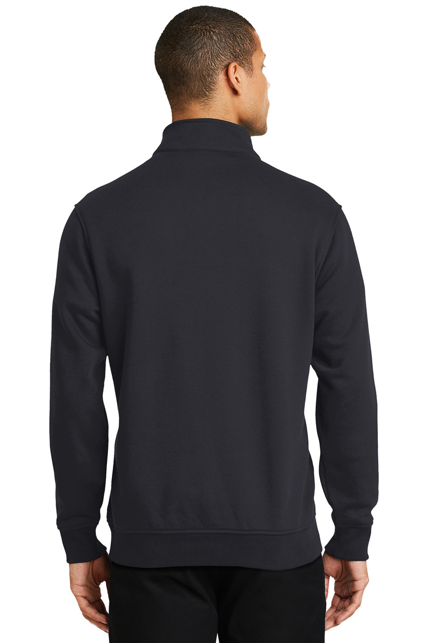 Duty Threads Firefighter 1/2 zip Job Shirt FIRE NAVY