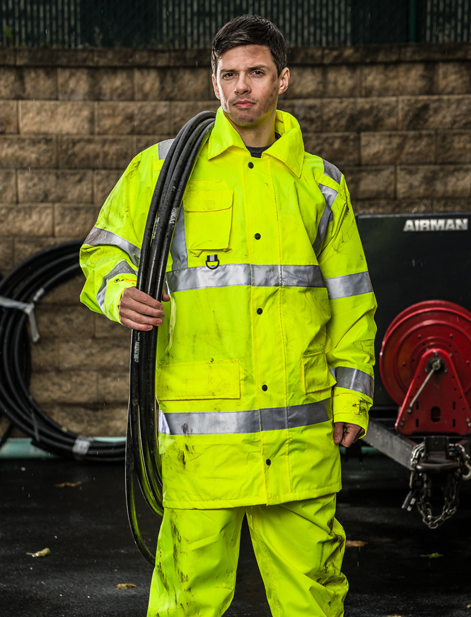 1340 HI-VIS RAIN JACKET