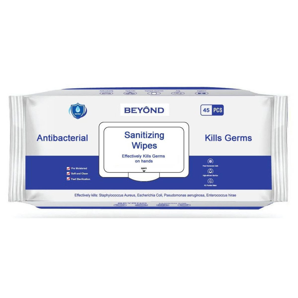 Hand Sanitizing Wipes - 45 Count Per Package - Value Line